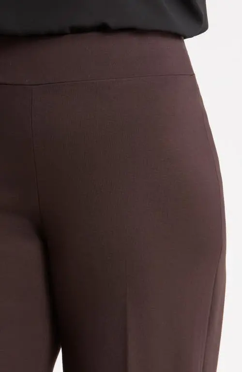 Anne Klein High Waist Wide Leg Pull-on Pants