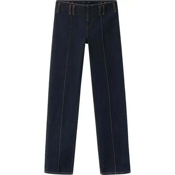 Mango Low Rise Straight Leg Jeans