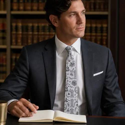 Trafalgar Esquire Law Silk Necktie