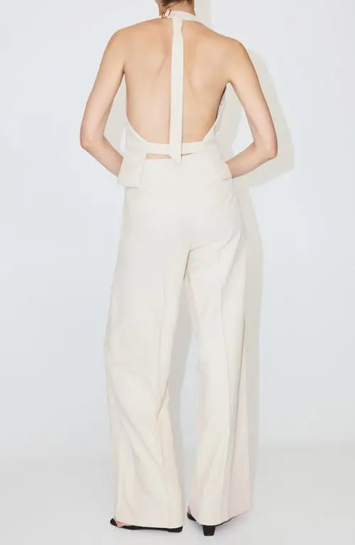 Mango Halter Neck Jumpsuit