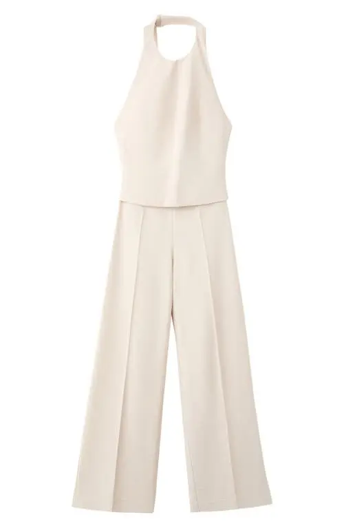 Mango Halter Neck Jumpsuit