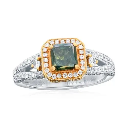 SOUZANA BY SUZY LEVIAN 14k White & Rose Gold Diamond Ring - Brown