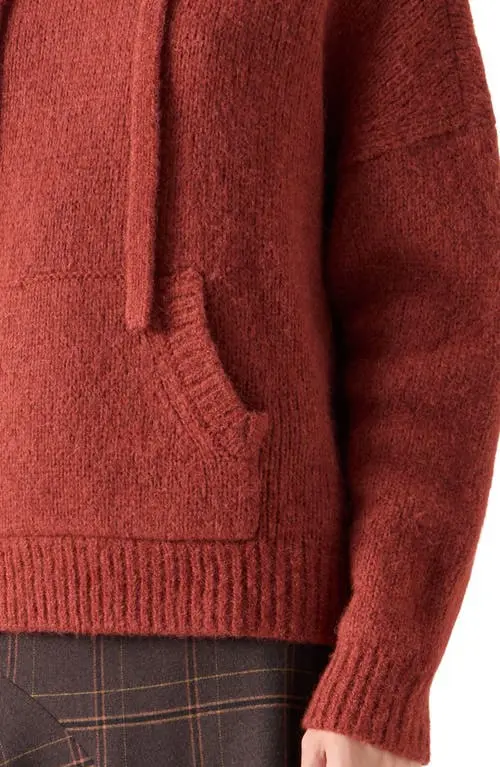 Akris Fluffy Alpaca Blend Sweater Hoodie