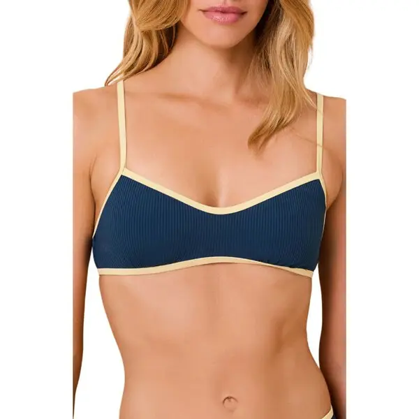 Solid & Striped The Rachel Ribbed Bikini Top