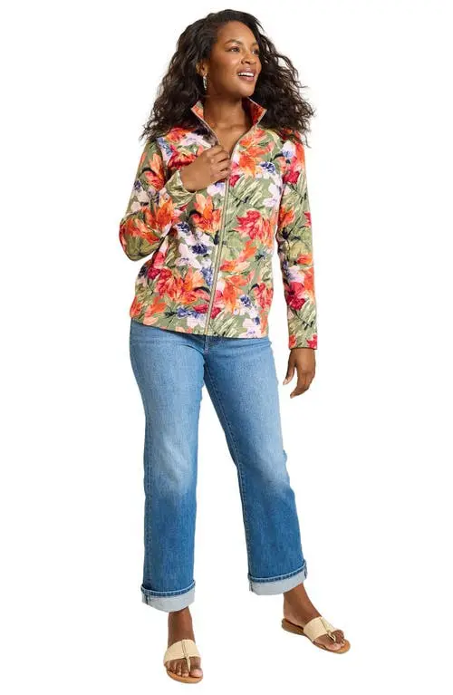 Tommy Bahama Aruba Island Bloom Full Zip Sweatshirt