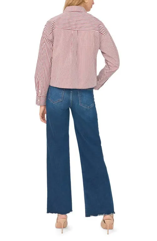 Vince Camuto Striped Long Sleeve Button-up Shirt