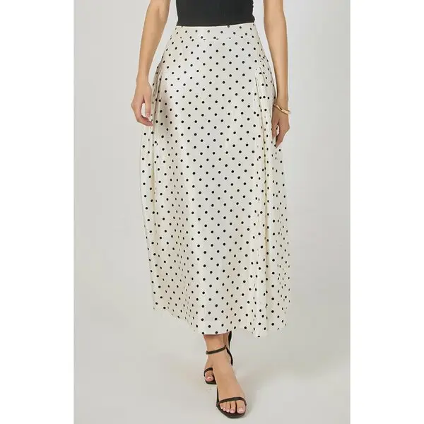 Endless Rose Polka Dot Maxi Skirt
