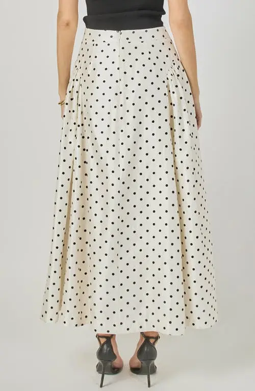 Endless Rose Polka Dot Maxi Skirt