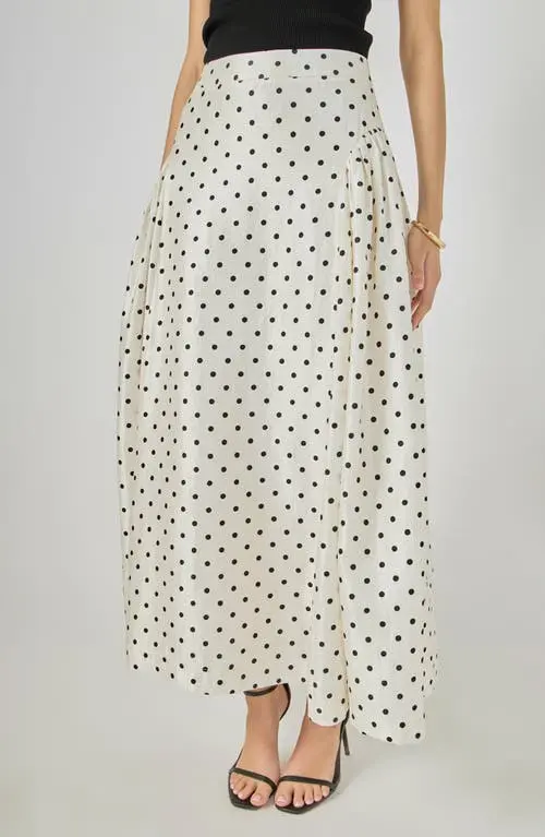 Endless Rose Polka Dot Maxi Skirt