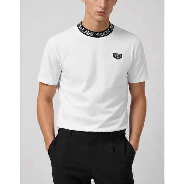 Philipp Plein T-shirt Round Neck Ss - White
