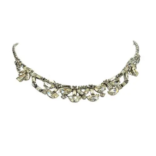 MADISON BEVERLY HILLS Vintage 1950s Rhinestone Necklace