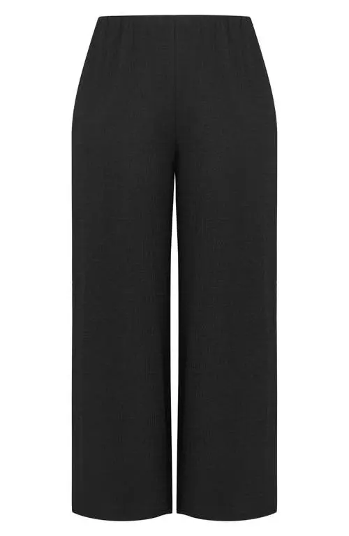 City Chic Brianna Smocked Wide Leg Pants