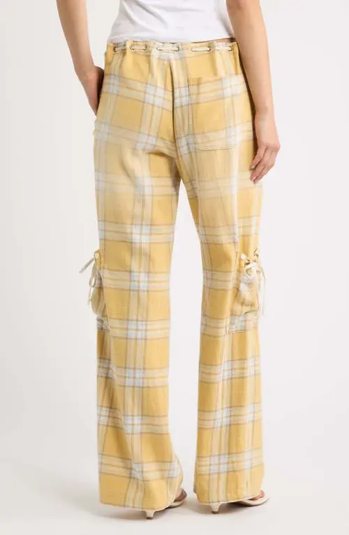 JADED LONDON Low Rise Check Trousers