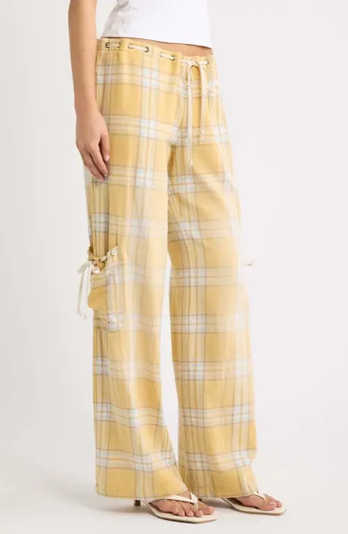 JADED LONDON Low Rise Check Trousers
