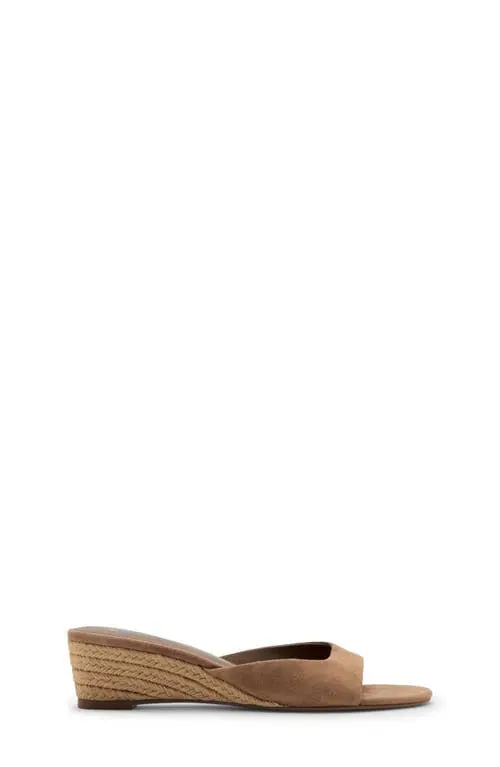 Mango Espadrille Wedge Slide Sandals