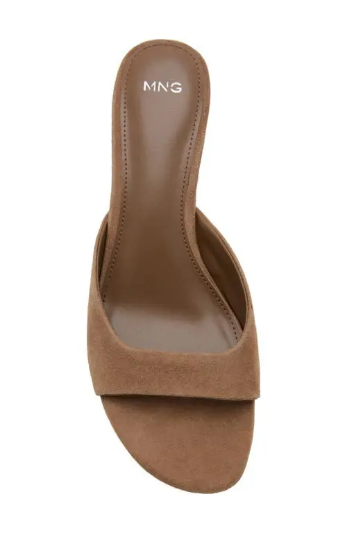 Mango Espadrille Wedge Slide Sandals