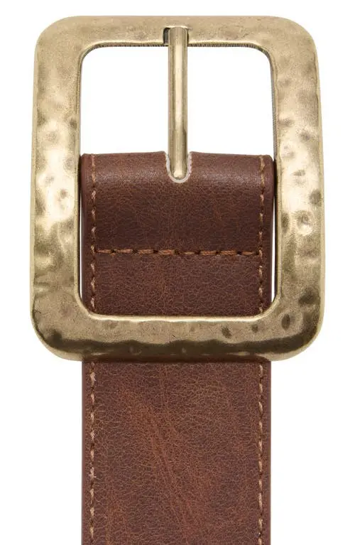 Mango Faux Leather Belt