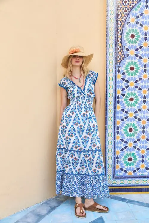 RO'S GARDEN Hilda Midi Dress
