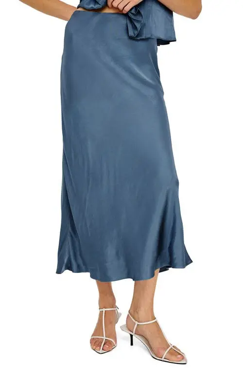 Rails Anya Satin Midi Skirt