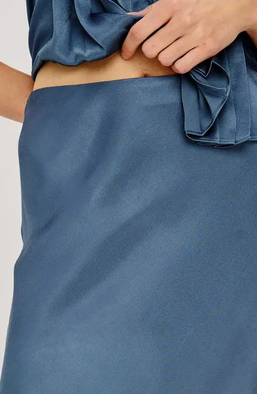 Rails Anya Satin Midi Skirt