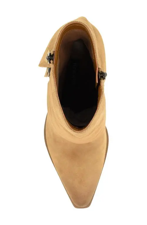 Nine West Umberto Pointed Toe Leather Bootie - Mbr01