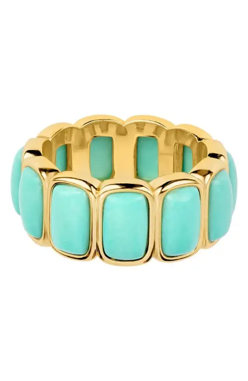 ATHRA LUXE Howlite Bezel Ring