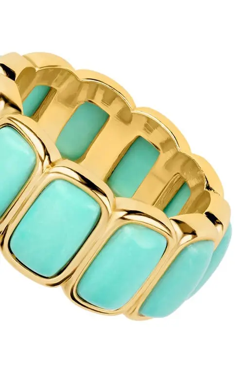 ATHRA LUXE Howlite Bezel Ring