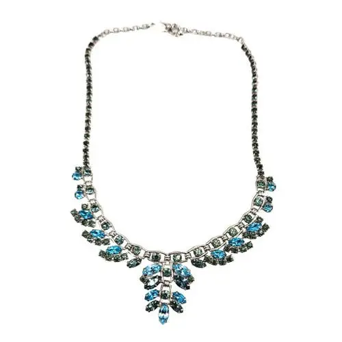 MADISON BEVERLY HILLS Vintage Rhinestone Statement Necklace