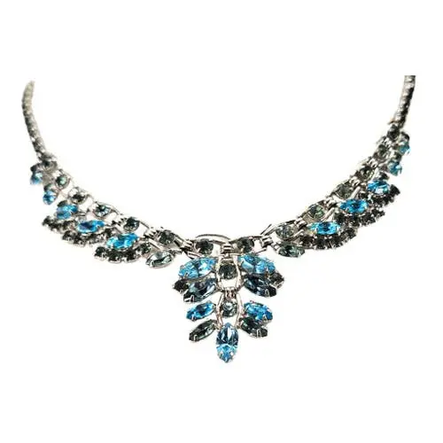 MADISON BEVERLY HILLS Vintage Rhinestone Statement Necklace
