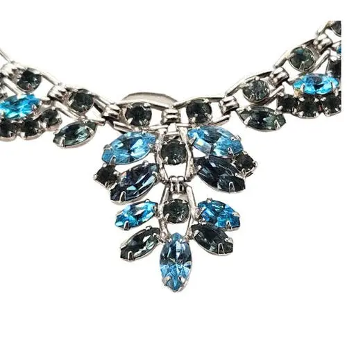 MADISON BEVERLY HILLS Vintage Rhinestone Statement Necklace