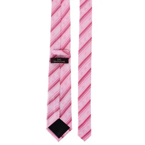 Trafalgar Breast Cancer Awareness Silk Necktie