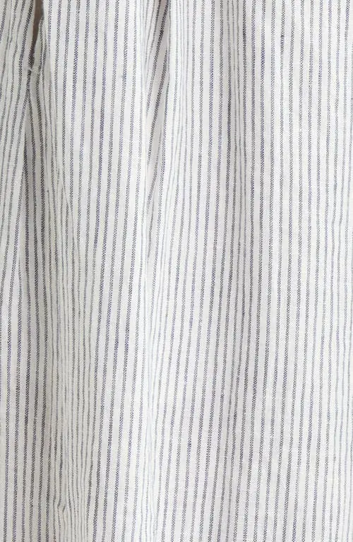 LEFT ON FRIDAY Coastal Linen Wide-leg Cover-up Pants