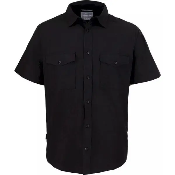 CRAGHOPPERS Expert Kiwi Short-sleeved Shirt - Black