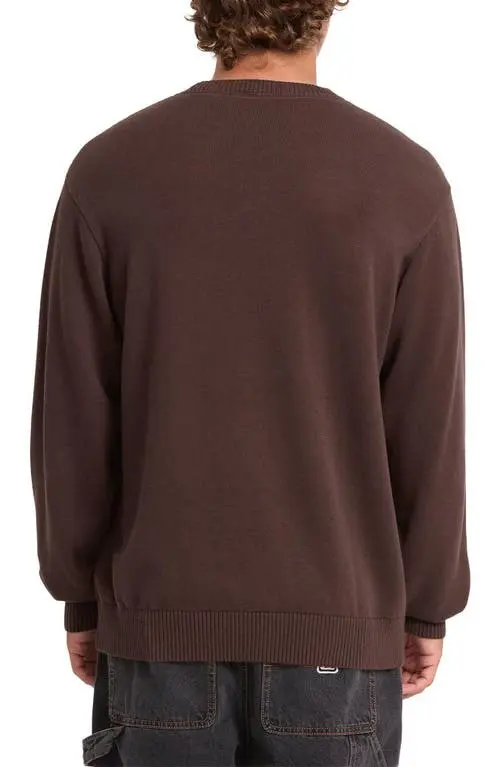 BILLABONG Relaxed Fit Crewneck Sweater With Logo Print