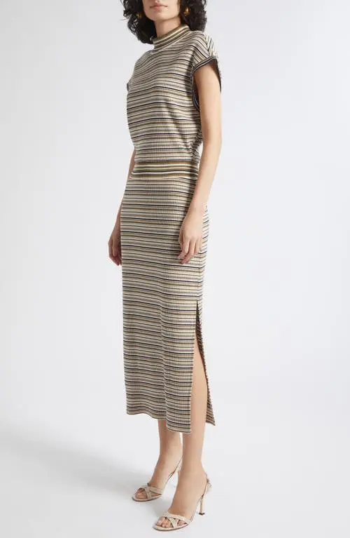 Ramy Brook Natalie Stripe Drop Waist Dress