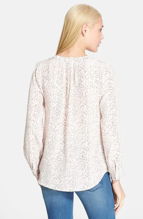 Joie Peterson Printed Silk Top