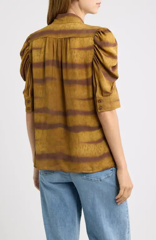 FRAME The Gillian Silk Top