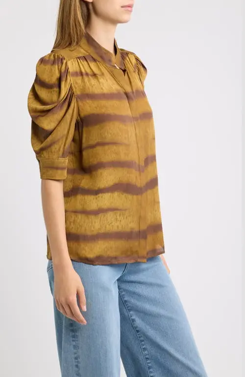 FRAME The Gillian Silk Top