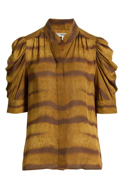 FRAME The Gillian Silk Top