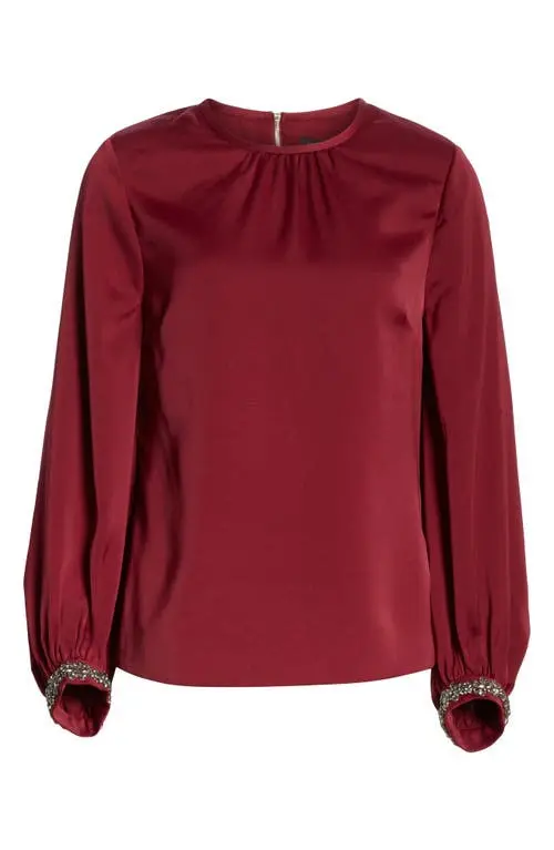 Ted Baker London Juudy Embellished Sleeve Blouse