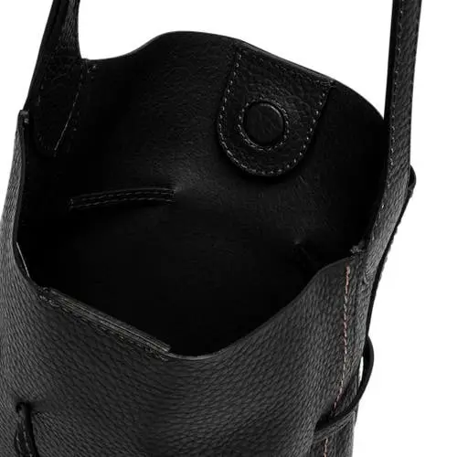 GIANNI CHIARINI Sienna Leather Drawstring Bucket Bag