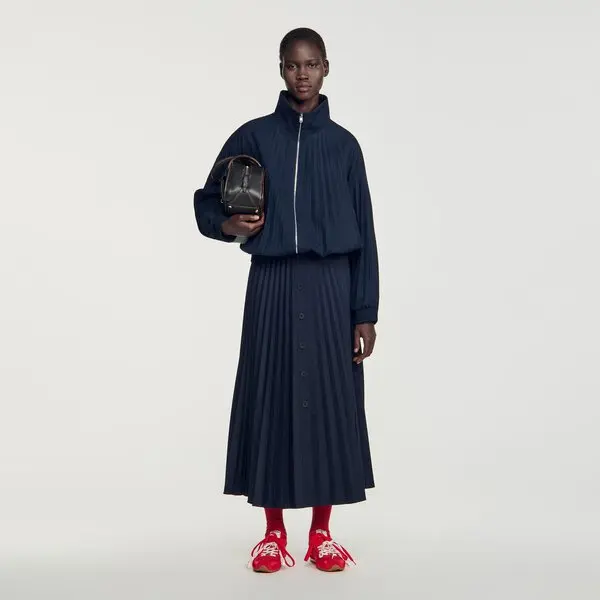 Sandro Pleated Jacket