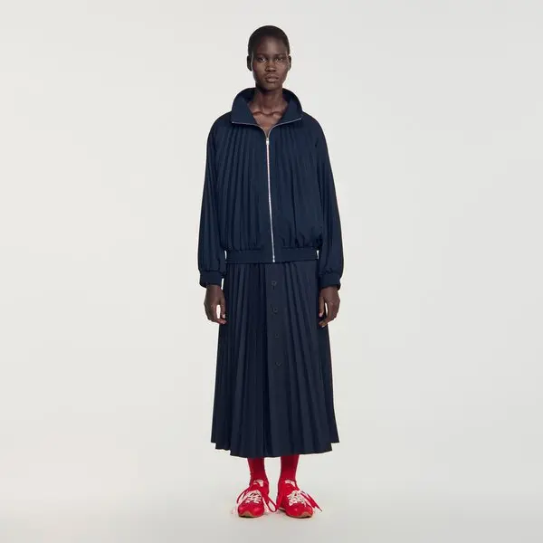 Sandro Pleated Jacket