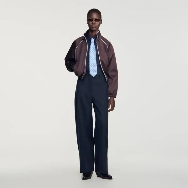 Sandro Wool Suit Trousers