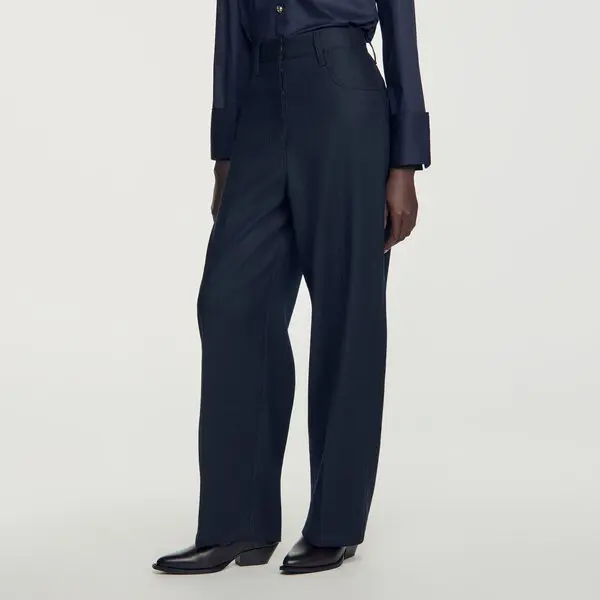 Sandro Wool Suit Trousers