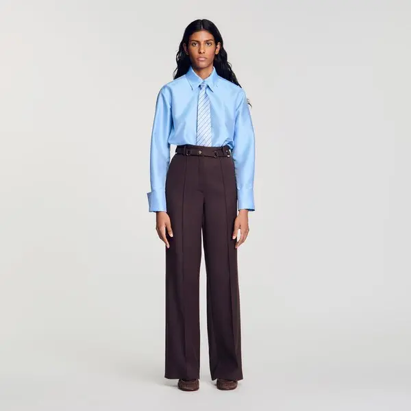 Sandro Metal Ring Trousers