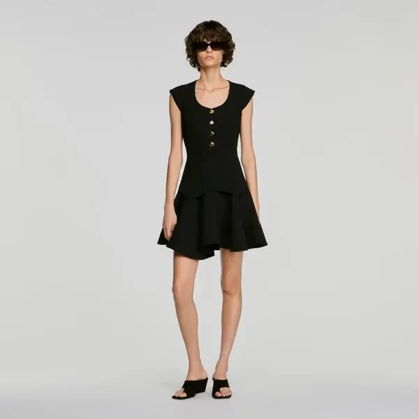 Sandro Short Button-up Dress