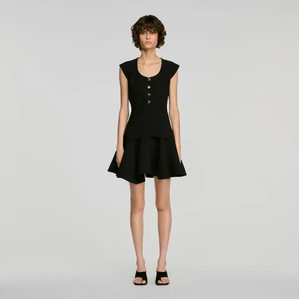 Sandro Short Button-up Dress