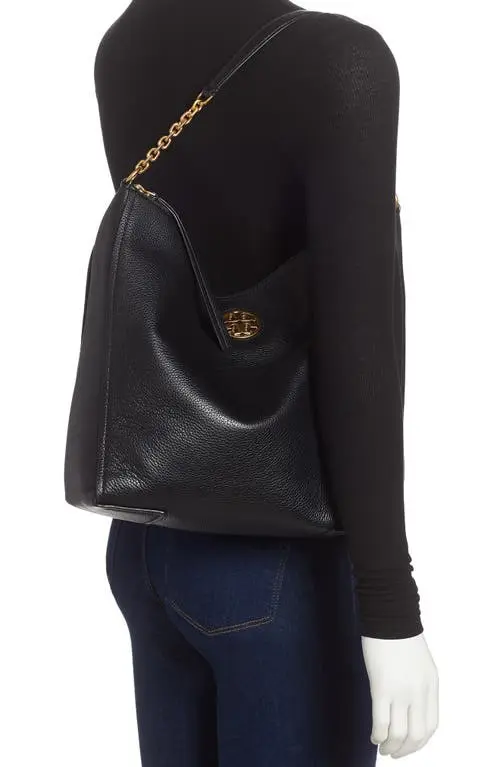 Tory Burch Carson Top Handle Leather Hobo Bag