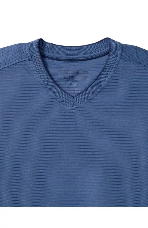 Tommy Bahama Bay Stripe Islandzone® V-neck Performance T-shirt